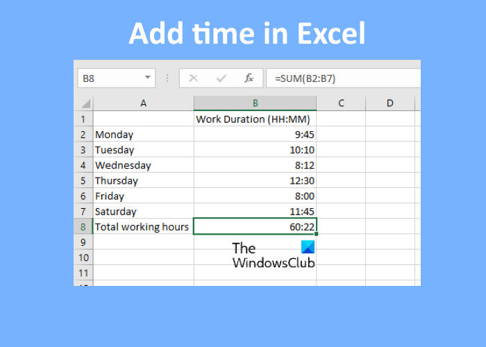 So Addieren Oder Summieren Sie Zeit In Microsoft Excel DE Atsit