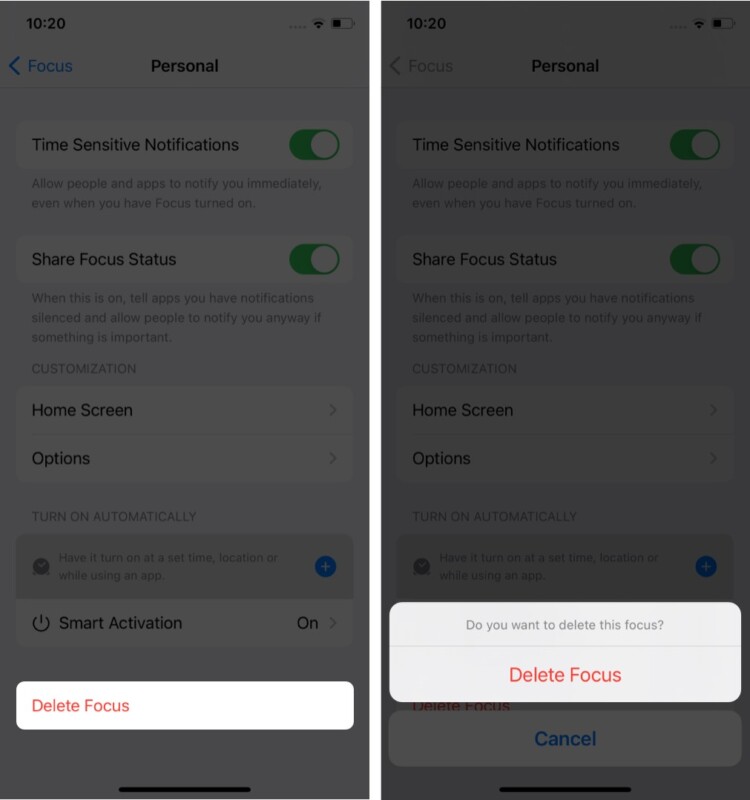 So verwenden Sie den Fokusmodus in iOS 15 auf iPhone und iPad - DE Atsit