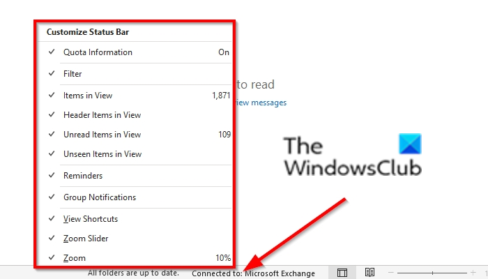 C mo Personalizar La Barra De Estado En Outlook ES Atsit