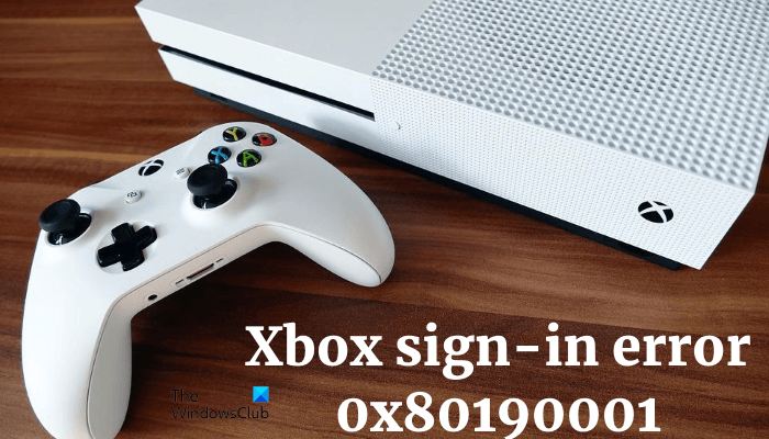 Solucione el error de inicio de sesión de Xbox 0x80190001 - ES Atsit