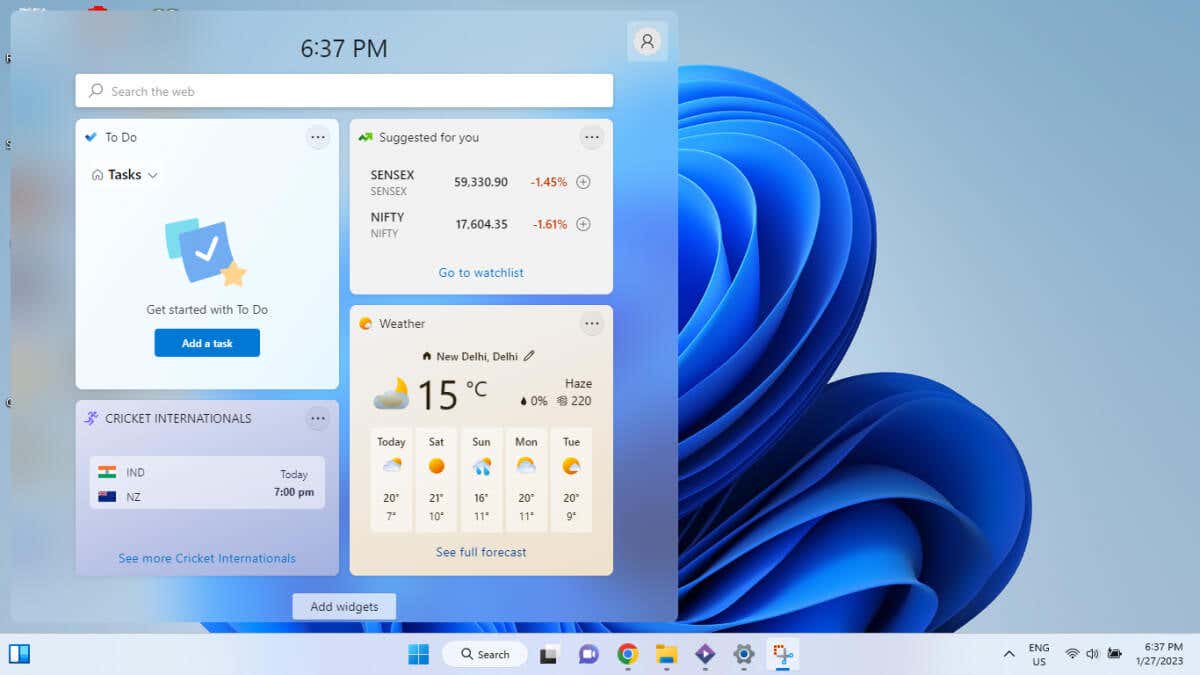 Cómo usar y personalizar widgets en Windows 11 - ES Atsit