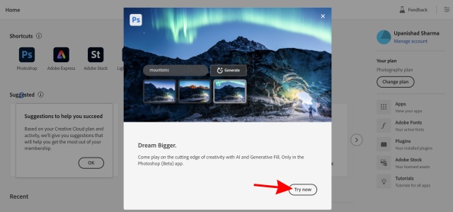 Cómo usar la herramienta de relleno generativo AI de Photoshop ahora ...
