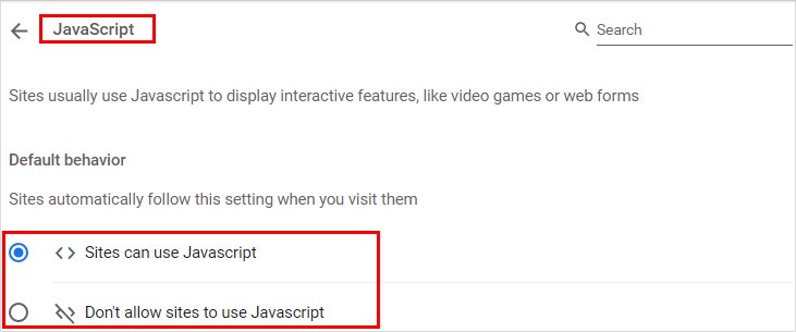Comment activer ou désactiver JavaScript sur le navigateur ? - FR Atsit
