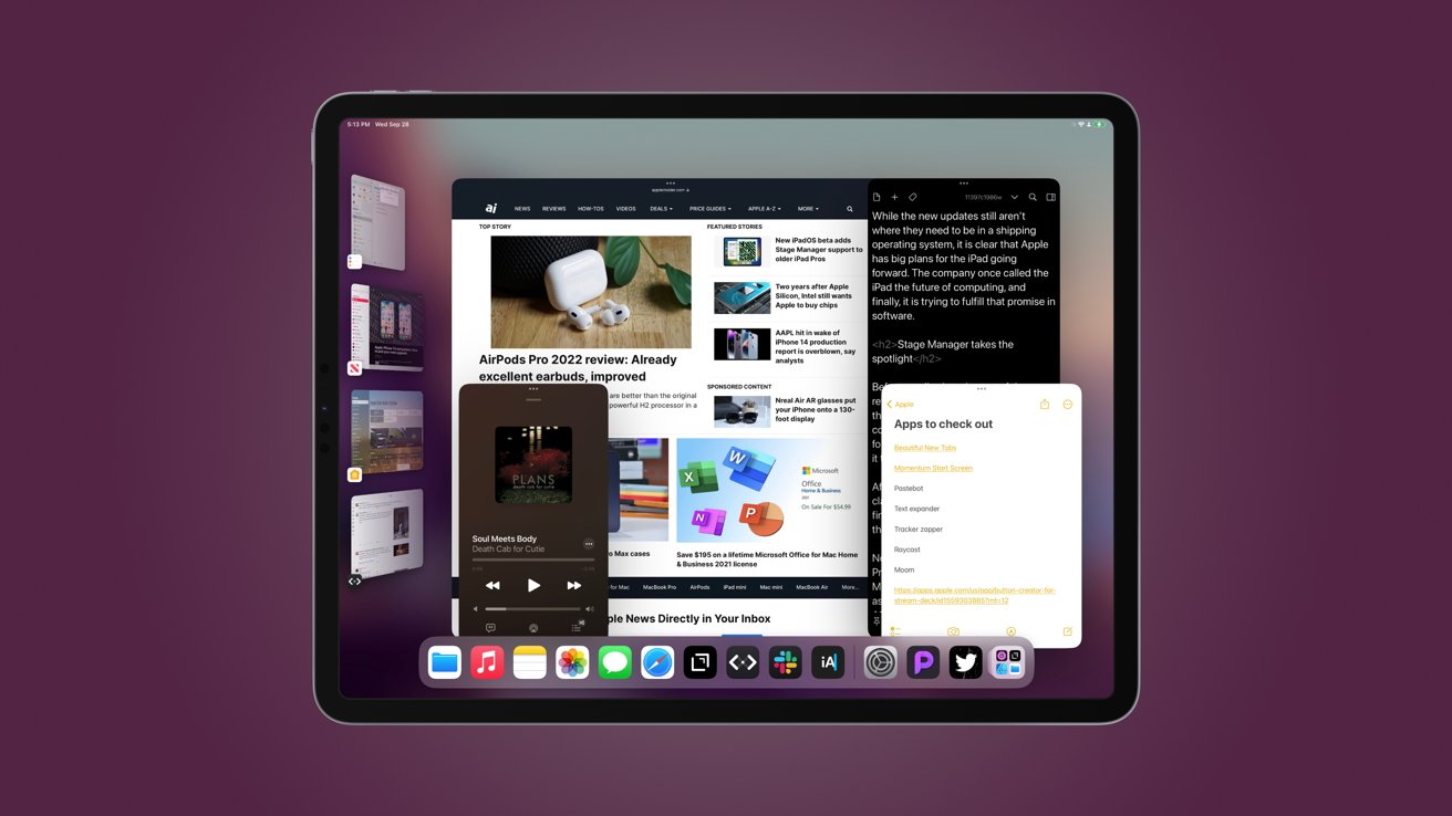 iPadOS 16.1 désormais disponible avec Stage Manager et des fonctionnalités axées sur les ...