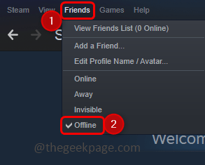 Comment apparaître hors ligne ou invisible dans l'application Steam - FR Atsit