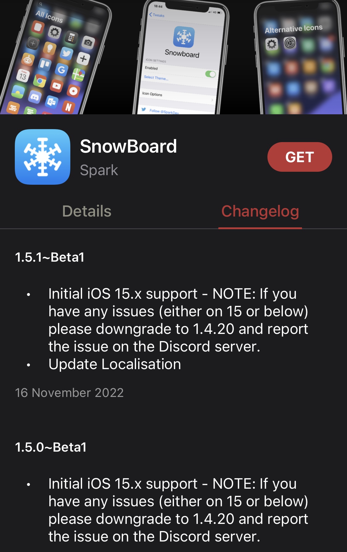 Le moteur de thème SnowBoard ajoute la prise en charge d'iOS 15 et du jailbreak palera1n - FR Atsit