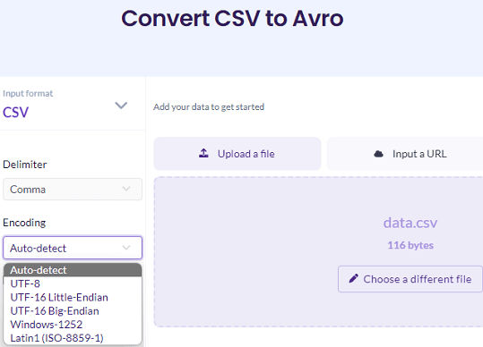 Générez gratuitement le schéma Avro à partir de CSV en ligne avec ce site Web - FR Atsit