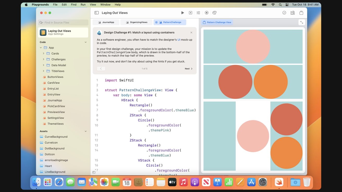 Swift Playgrounds 4.2 menambahkan pelajaran Machine Learning 82567062173 AppleInsider dapat ...