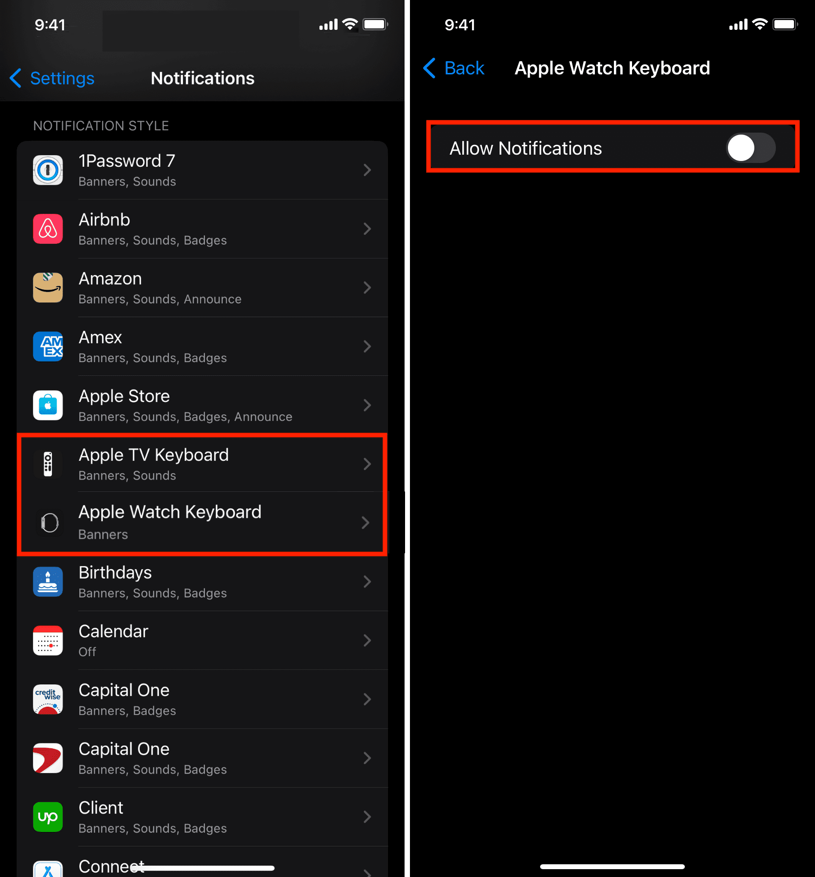 Cara berhenti mendapatkan pemberitahuan Papan Ketik Apple Watch dan Apple TV di iPhone atau iPad ...