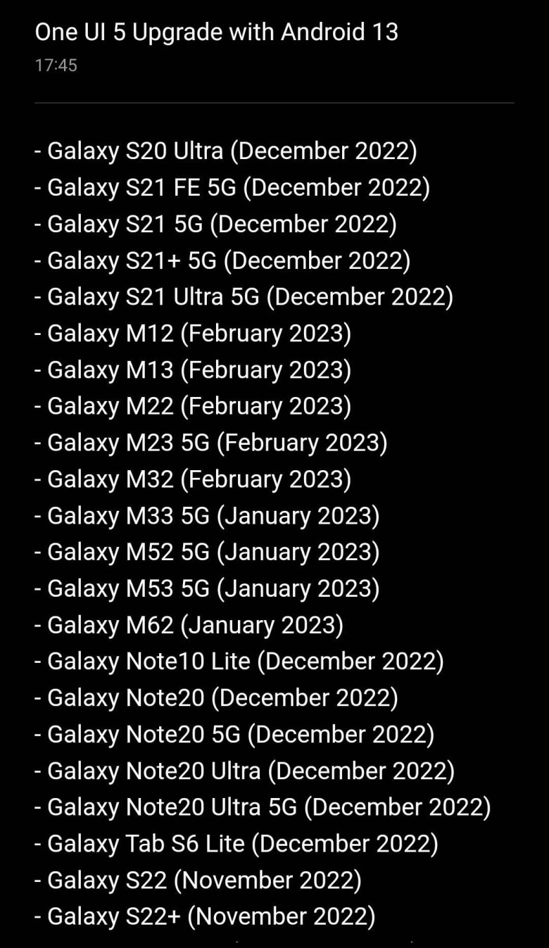 Il programma di aggiornamento REAL One UI 5 per dispositivi Samsung Galaxy con Android 13 - IT Atsit