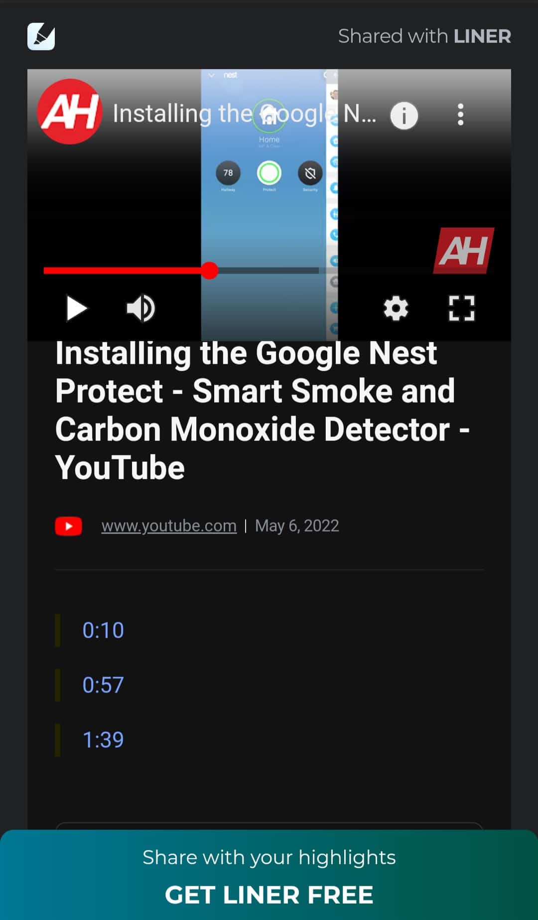 LINERは、テキストとビデオの両方を強調表示できるアプリです - JA Atsit