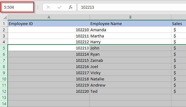 วิธีการแทรกหลายแถวอย่างรวดเร็วใน Excel - TH Atsit