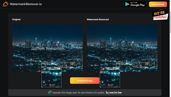 ฟรี AI ตาม Watermark Remover ออนไลน์สำหรับรูปภาพ: WatermarRemover.io - TH Atsit