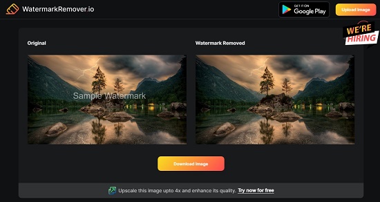 ฟรี AI ตาม Watermark Remover ออนไลน์สำหรับรูปภาพ: WatermarRemover.io - TH Atsit