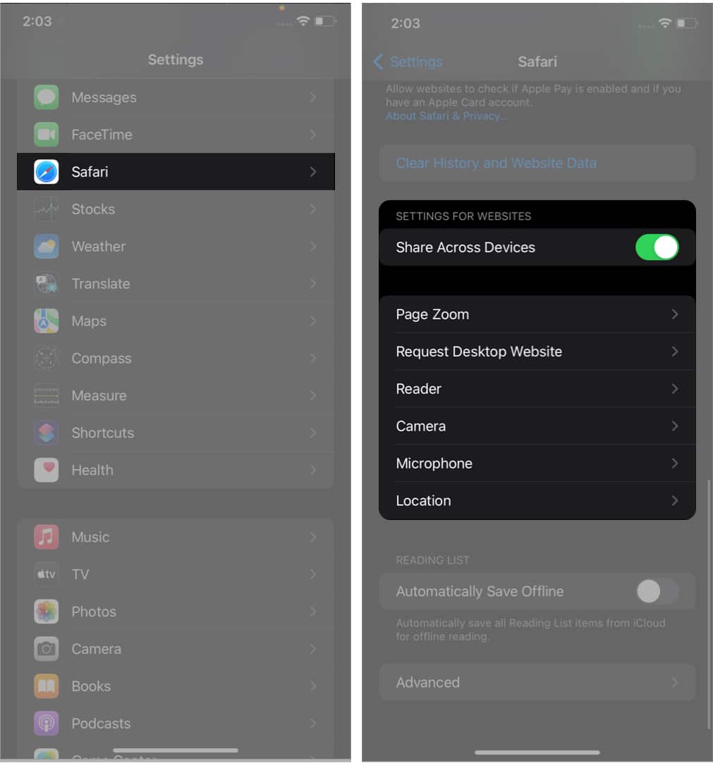 iOS 16: วิธีปรับแต่งและแชร์การตั้งค่าเว็บไซต์ใน Safari บน iPhone - TH Atsit