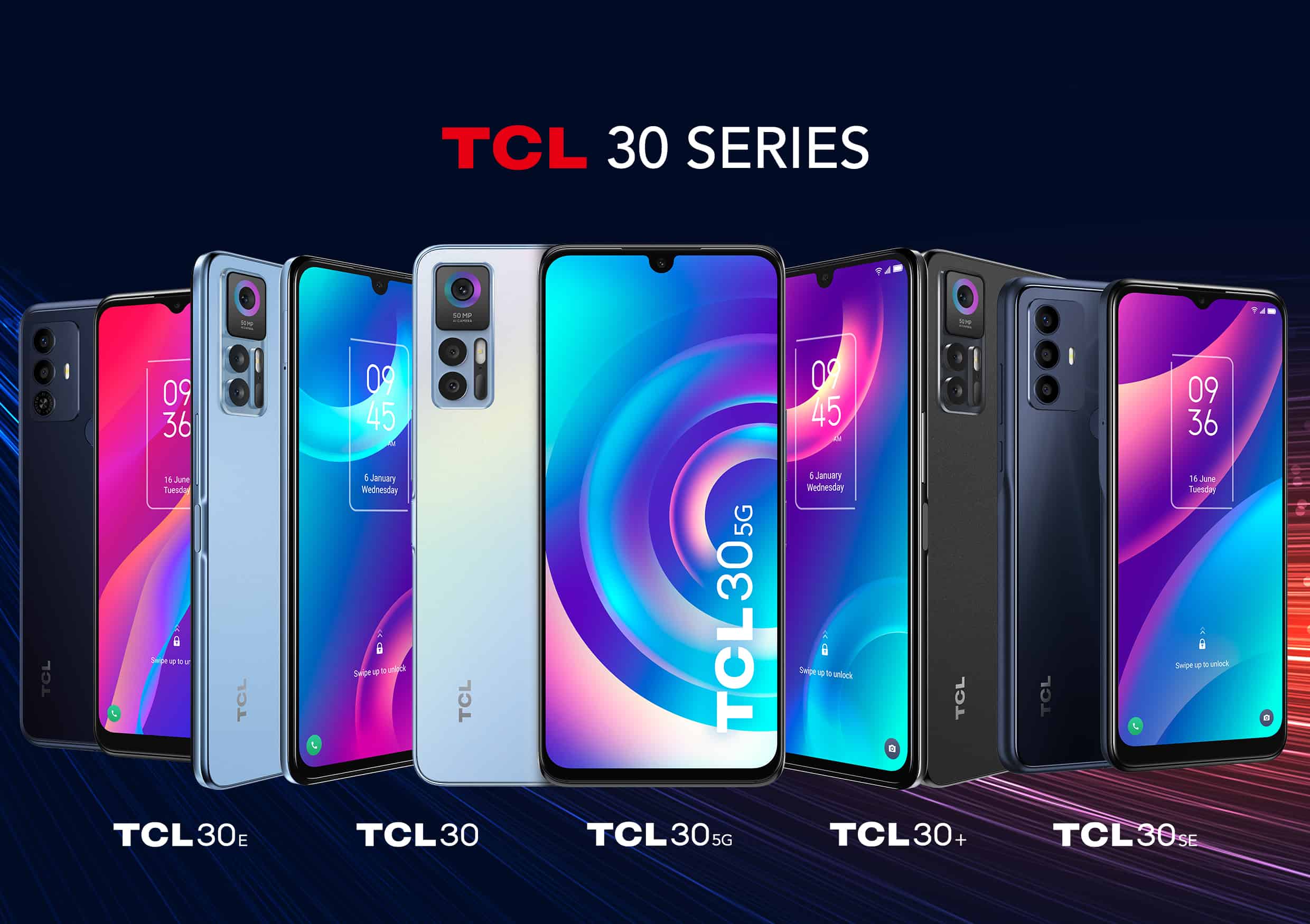 TCL ra mắt 5 điện thoại dòng 30 mới - VI Atsit