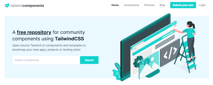 Os melhores componentes e coleções de modelos do Tailwind CSS - BR Atsit