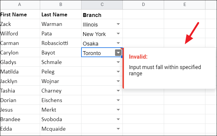Como inserir um menu suspenso no Planilhas Google - BR Atsit