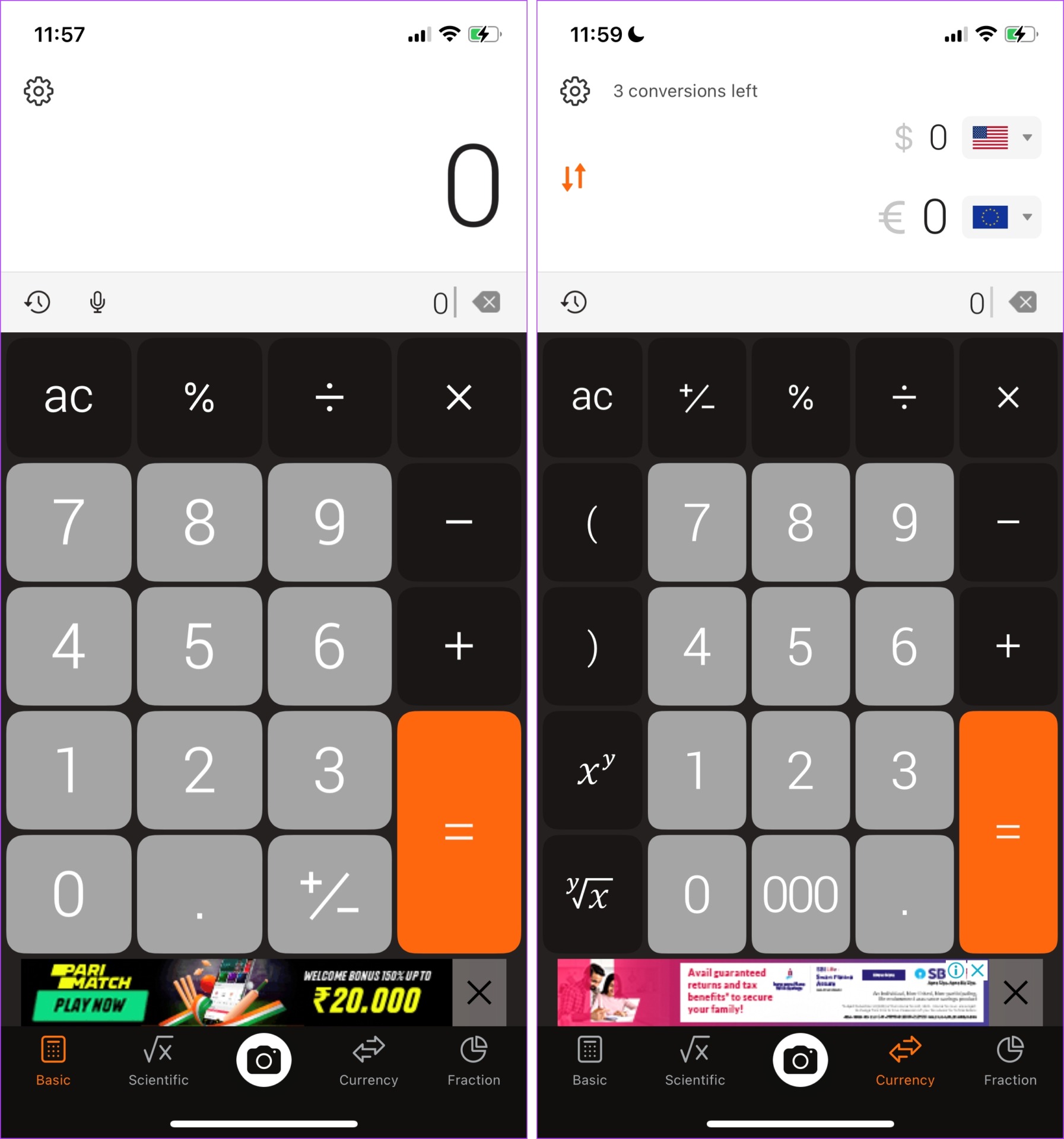 7 melhores aplicativos gratuitos de calculadora para iPhone - BR Atsit