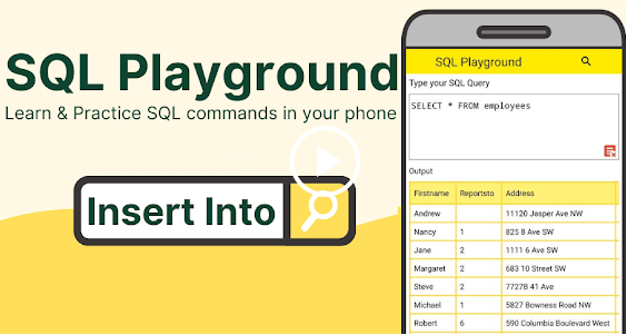 Aplicativo SQL gratuito para Android para praticar comandos SQL no telefone - BR Atsit
