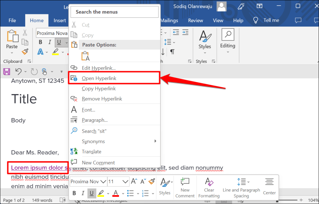 Como adicionar hiperlinks no Microsoft Word - BR Atsit